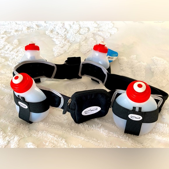 FuelBelt | Accessories | Nwt Helium Fuelbelt Black Hydration Belt 4 ...